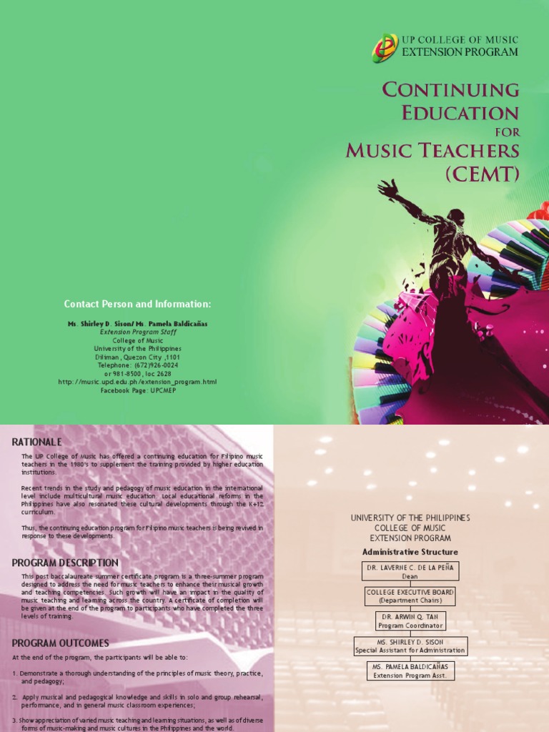 Cem T Brochure | Download Free PDF | Music Education | Musical Instruments