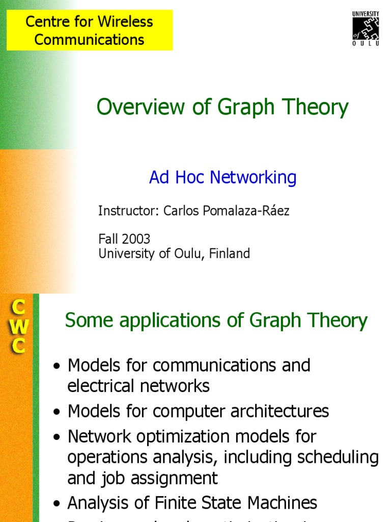 Overview of Graph Theory | PDF | Visual Cortex | Routing