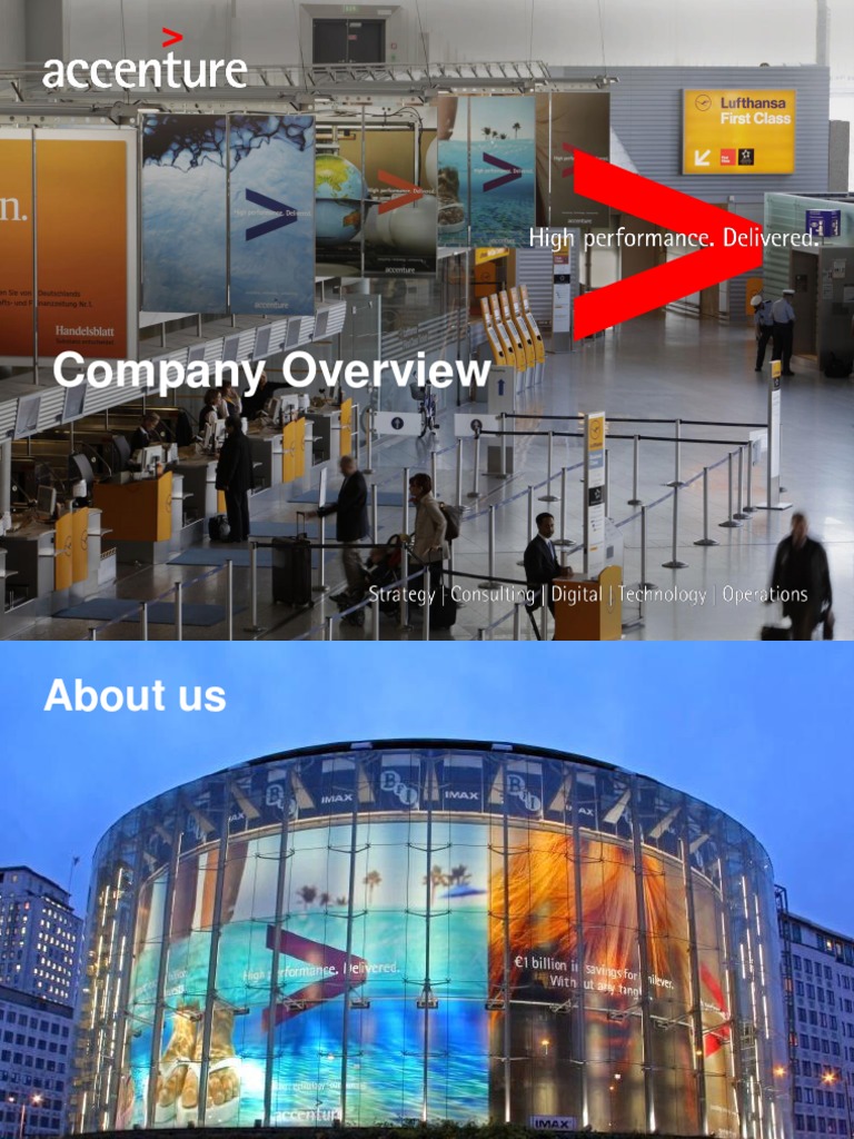 Accenture Company Overview | PDF | Cloud Computing | Software As A Service