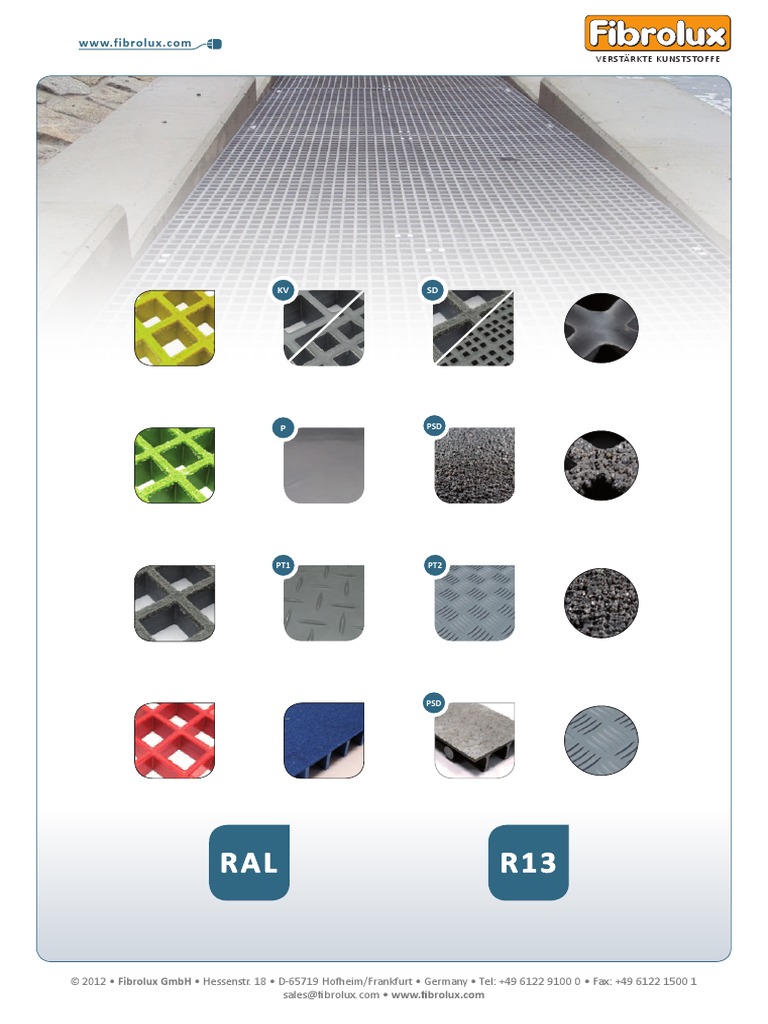 Fibrolux Moulded Gratings - 74f7af | PDF