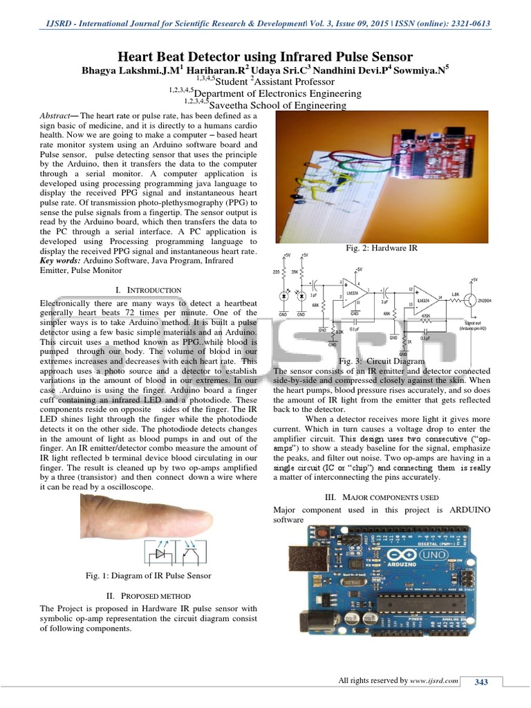 Heart Beat Detector Using Infrared Pulse PDF | PDF | Operational ...