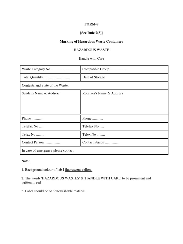 Form 8 | PDF