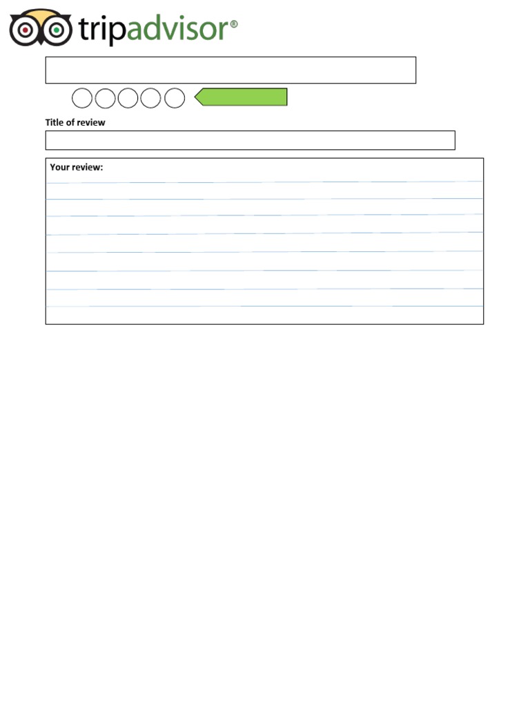 Trip Advisor Template | PDF