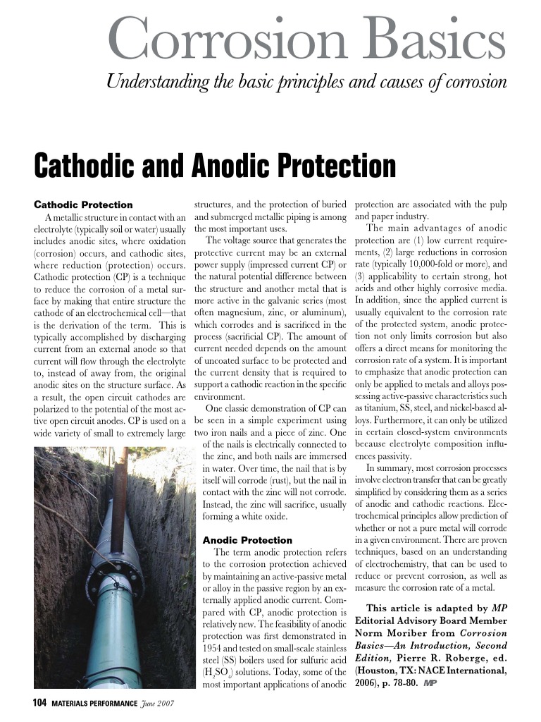 Corrosion Basics Expalained in Depth | PDF | Corrosion | Anode