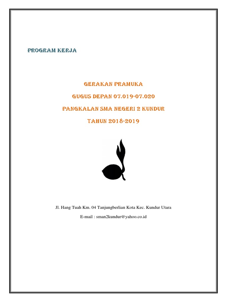 .. Cover Program Kerja | PDF