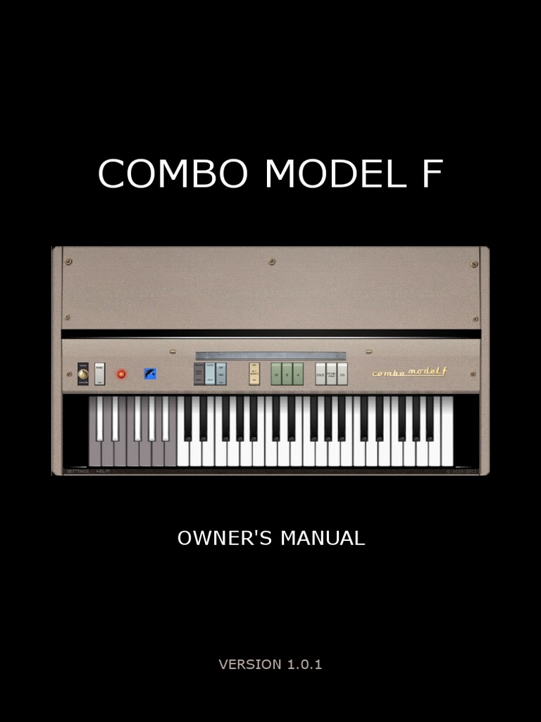 Combo F VST | PDF | Synthesizer | Equalization (Audio)