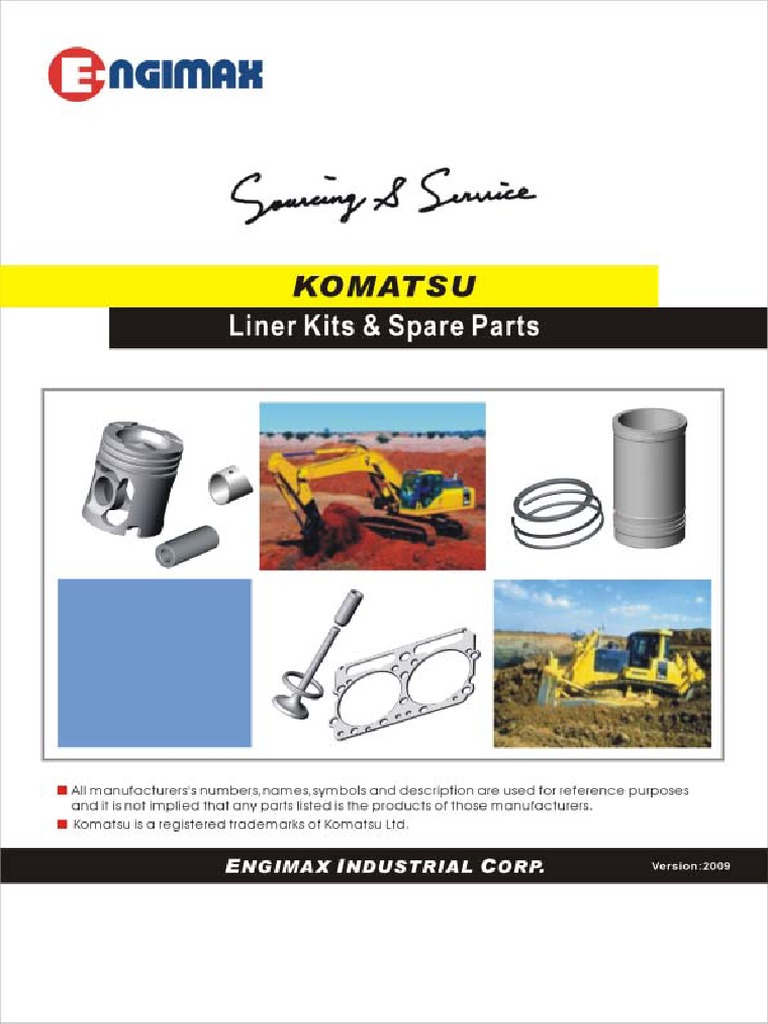Komatsu All | PDF | Piston | Cylinder (Engine)
