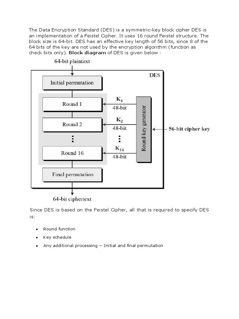 The Data Encryption Standard K66 & 68 | PDF | Games & Activities | Teaching Methods & Materials