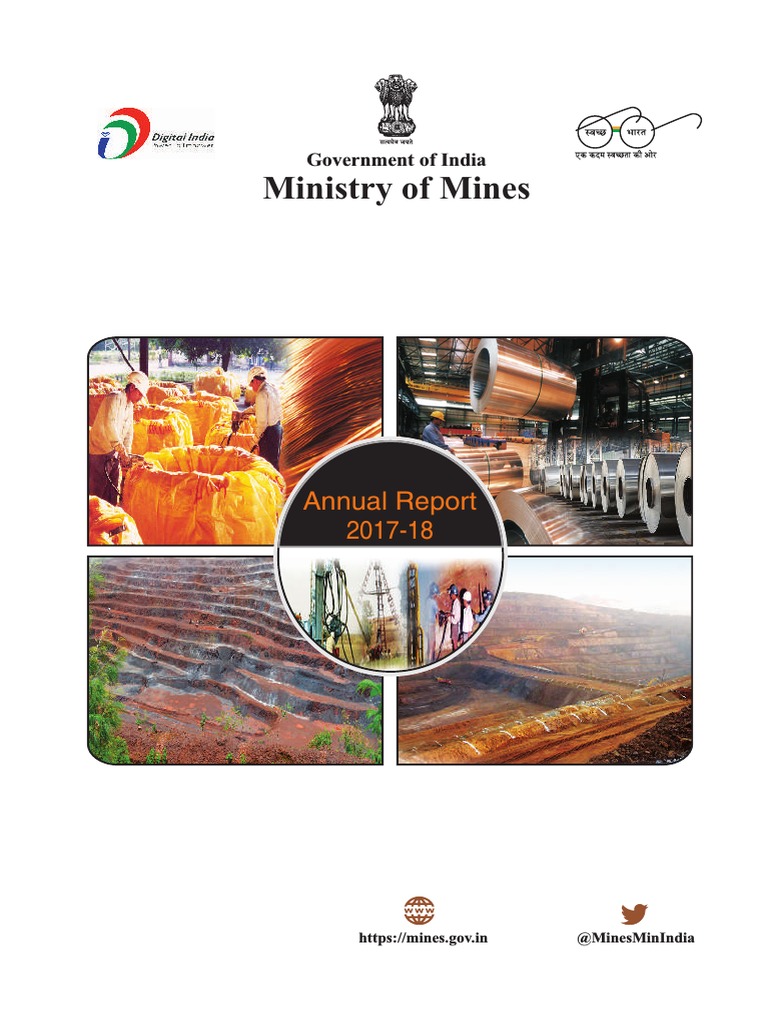AnnualReport2017 18 PDF | PDF | Mining | Minerals