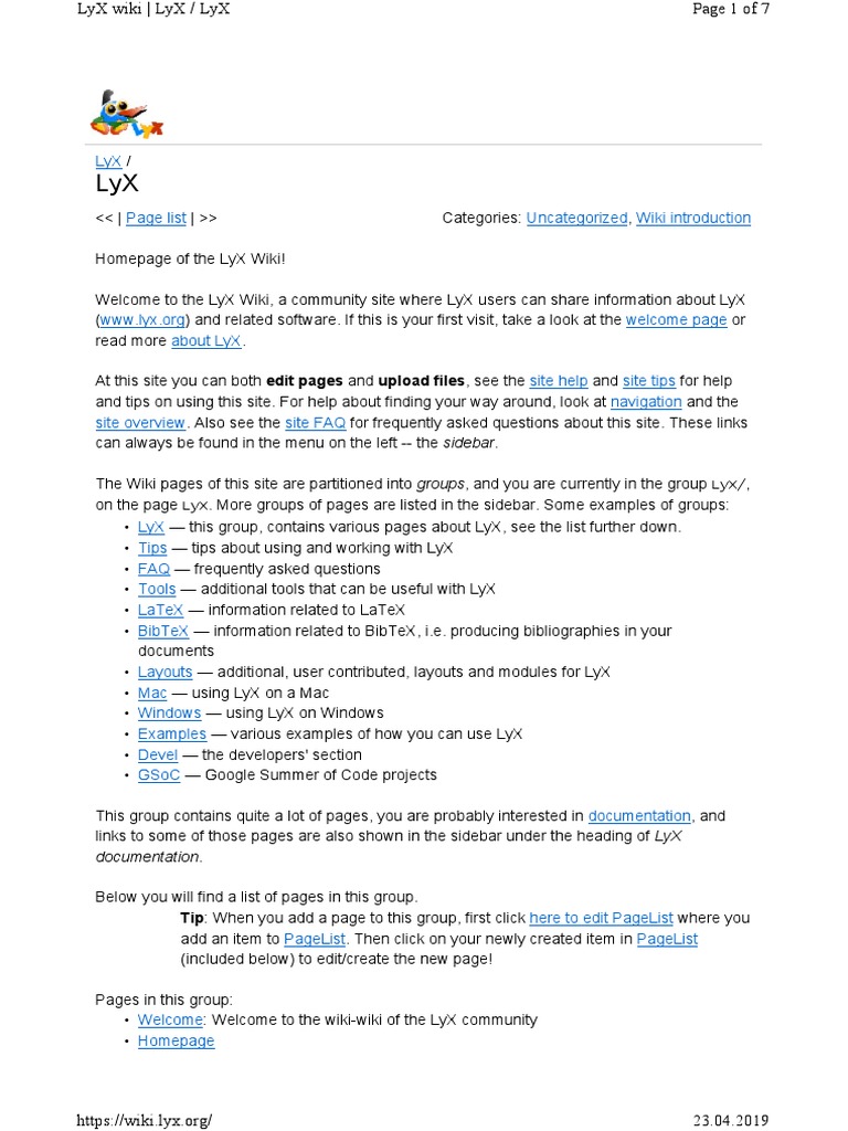 Lyx/ Lyx: Documentation | PDF | Linux | Linux Distribution