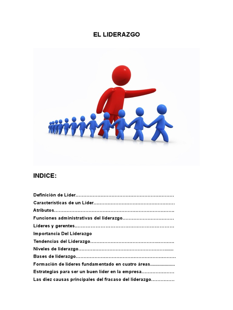 Liderazgo Empresarial | PDF | Liderazgo | Conceptos psicologicos