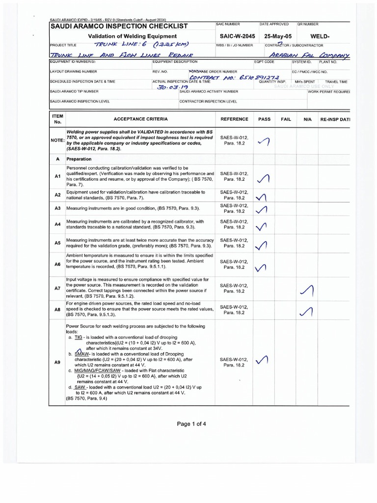 ARAMCO Standards | PDF