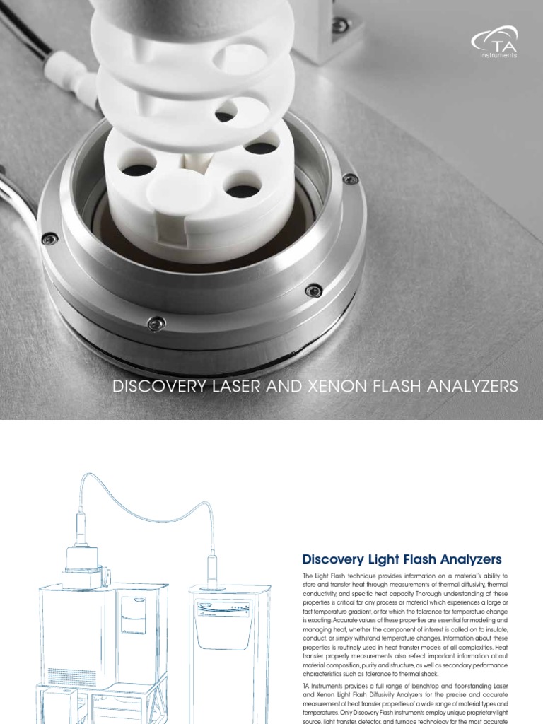 Discovery Laser and Xenon Flash Analyzers | PDF | Laser | Thermal ...