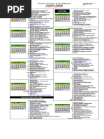 SY 2016-2017 Academic Calendar V1 1jul2016 0 | PDF | Thesis | Graduate ...