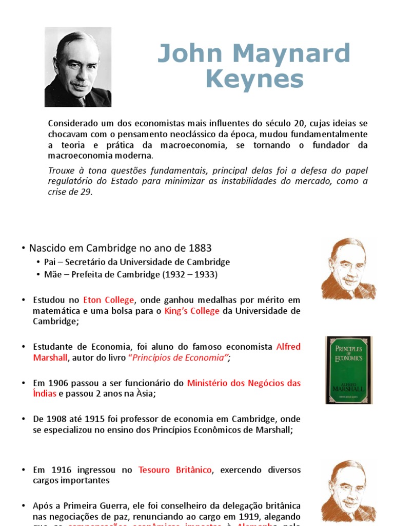 John Maynard Keynes | Download grátis PDF | John Maynard Keynes | Macroeconomia