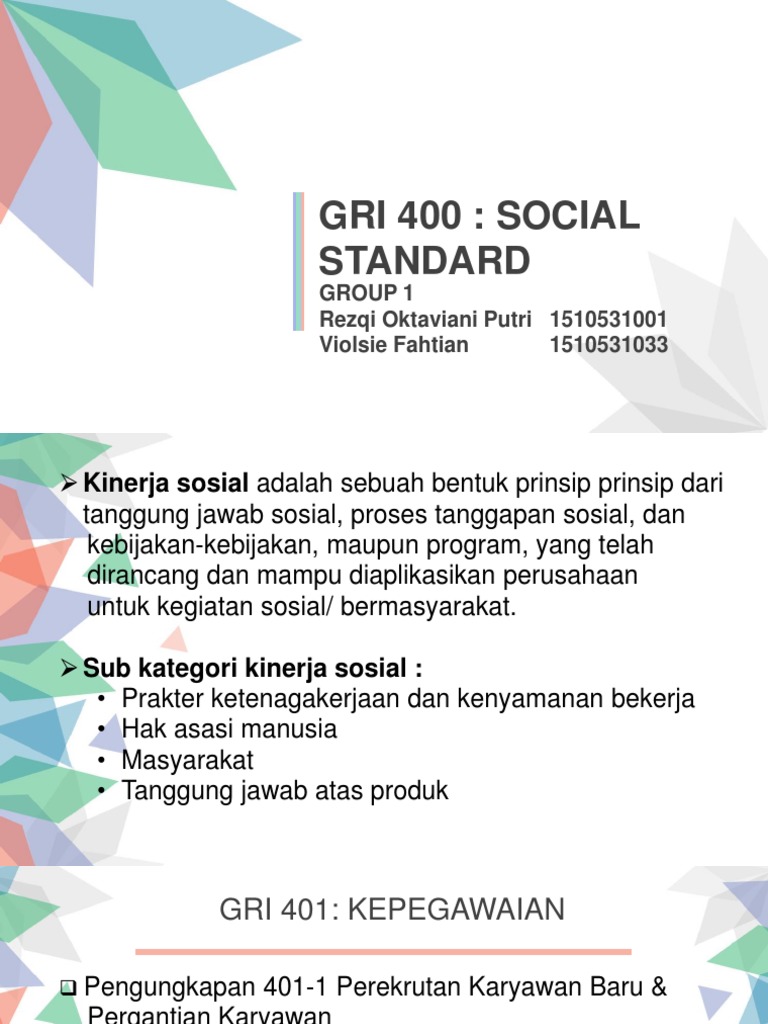 GRI 400: Social Standard | PDF