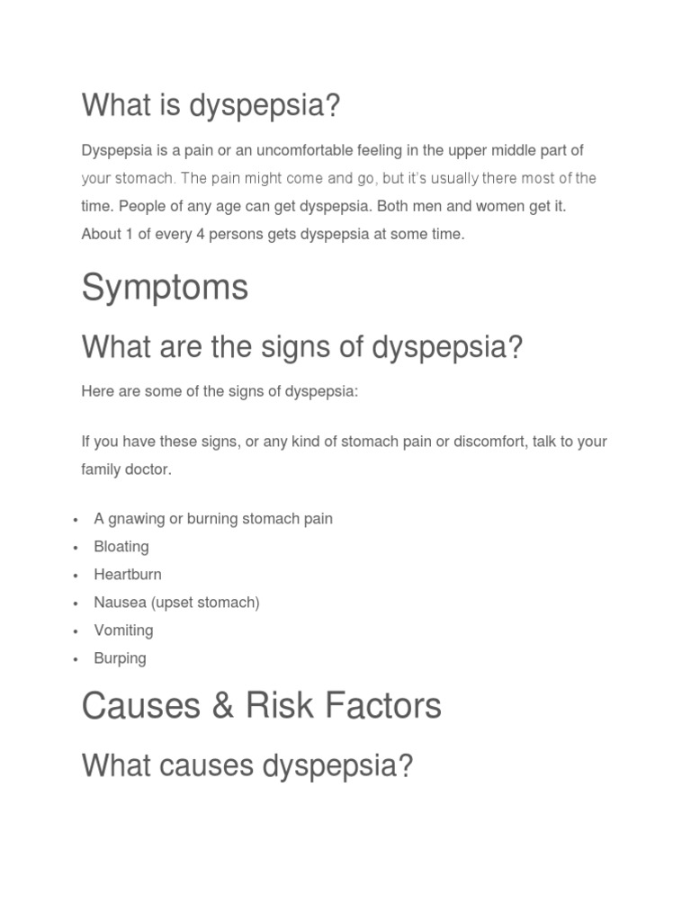 Dyspepsi | PDF | Indigestion | Gastroesophageal Reflux Disease