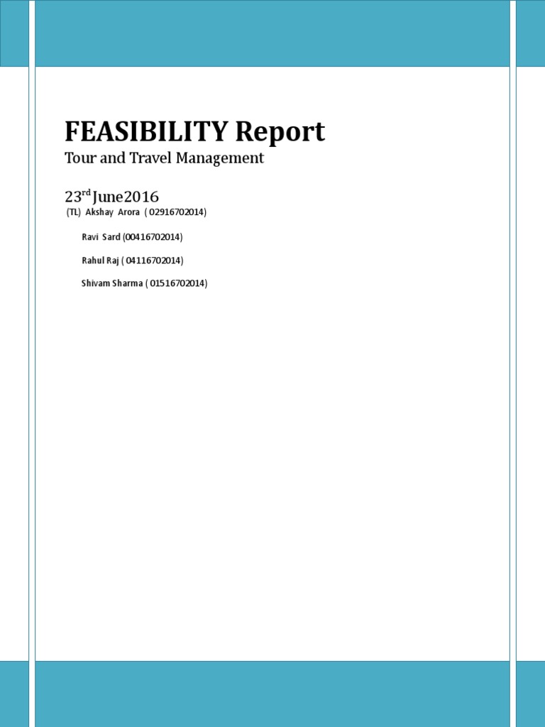 Feasibility Report Template 1.0 | PDF | Software Development ...
