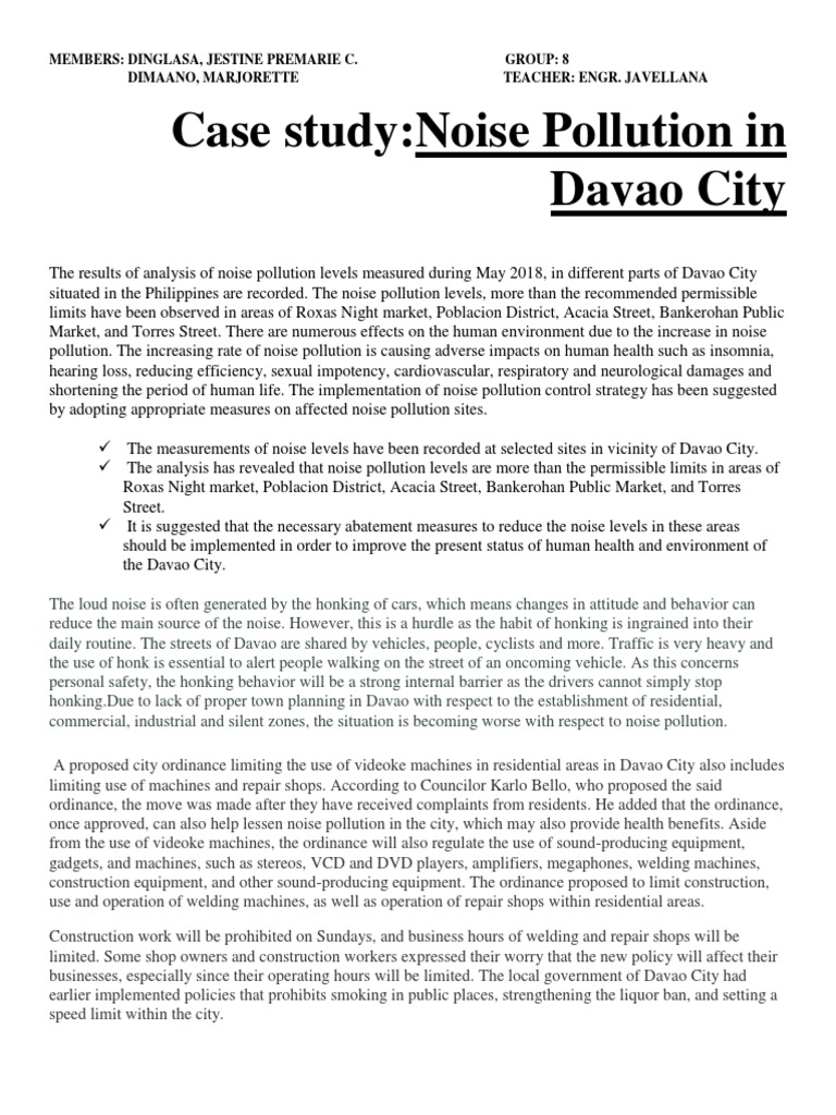 Intro Case Study | PDF | Pollution