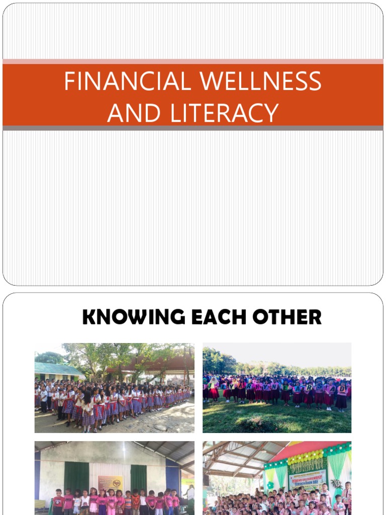 Financial Wellness and Literacy | PDF | Financial Inclusion | Financial ...