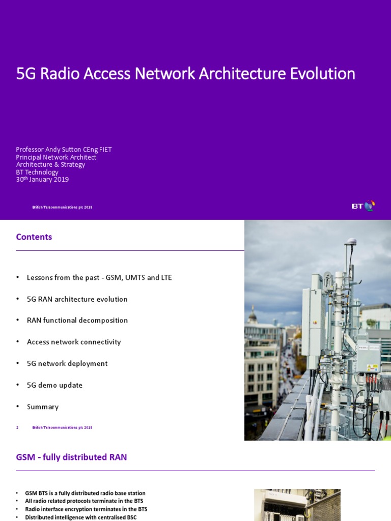 5G Radio Access Network Architecture Evolution | PDF | Quality Of ...
