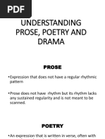 Types and Forms of Prose Explained | PDF | Fable | Poetry