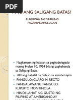 Ang Mga Batas Sa Pilipinas | PDF