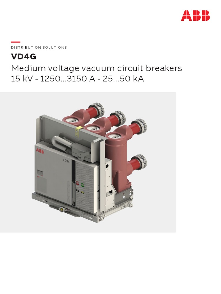 Ca VD4G (En) B 1VCP000671 2018.09 PDF | PDF | Electric Arc | Electric ...