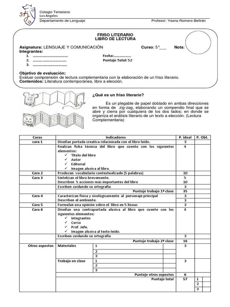 Friso Literario 5 PDF | PDF | Comunicación