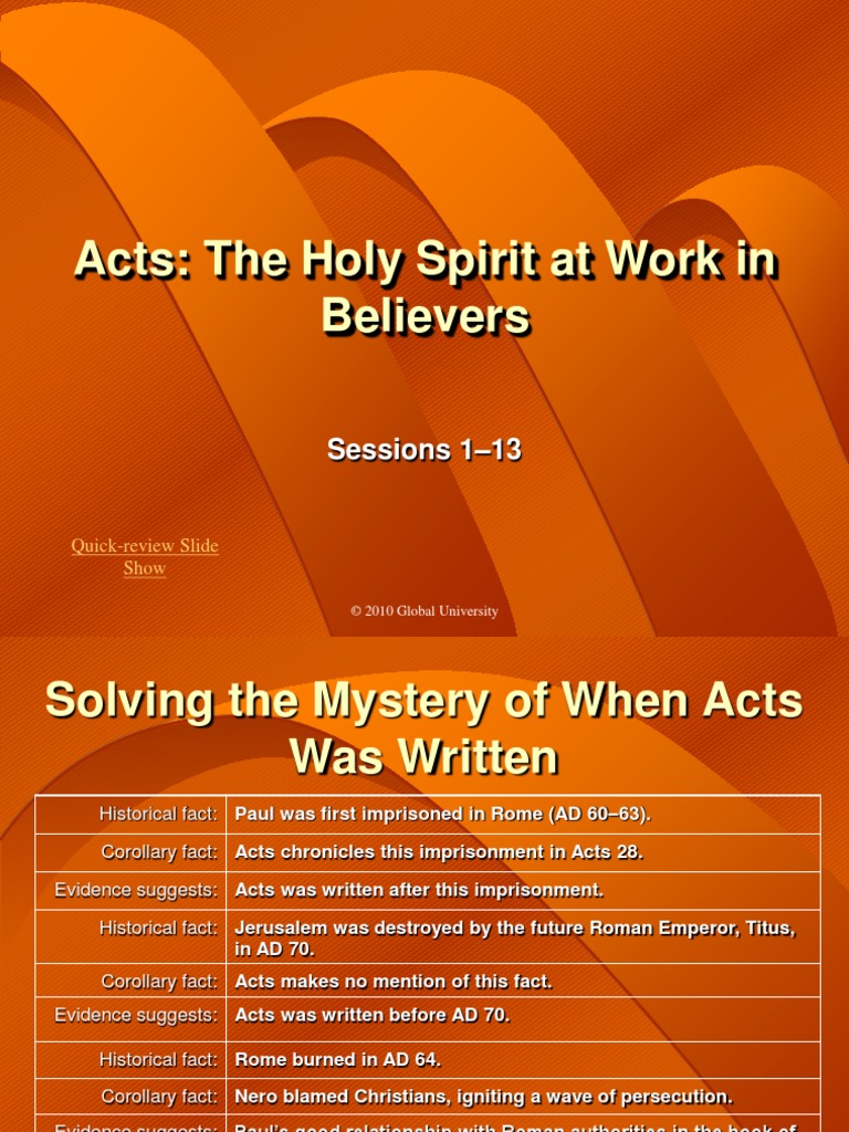 Ifm PPT | Download Free PDF | Acts Of The Apostles | John The Baptist