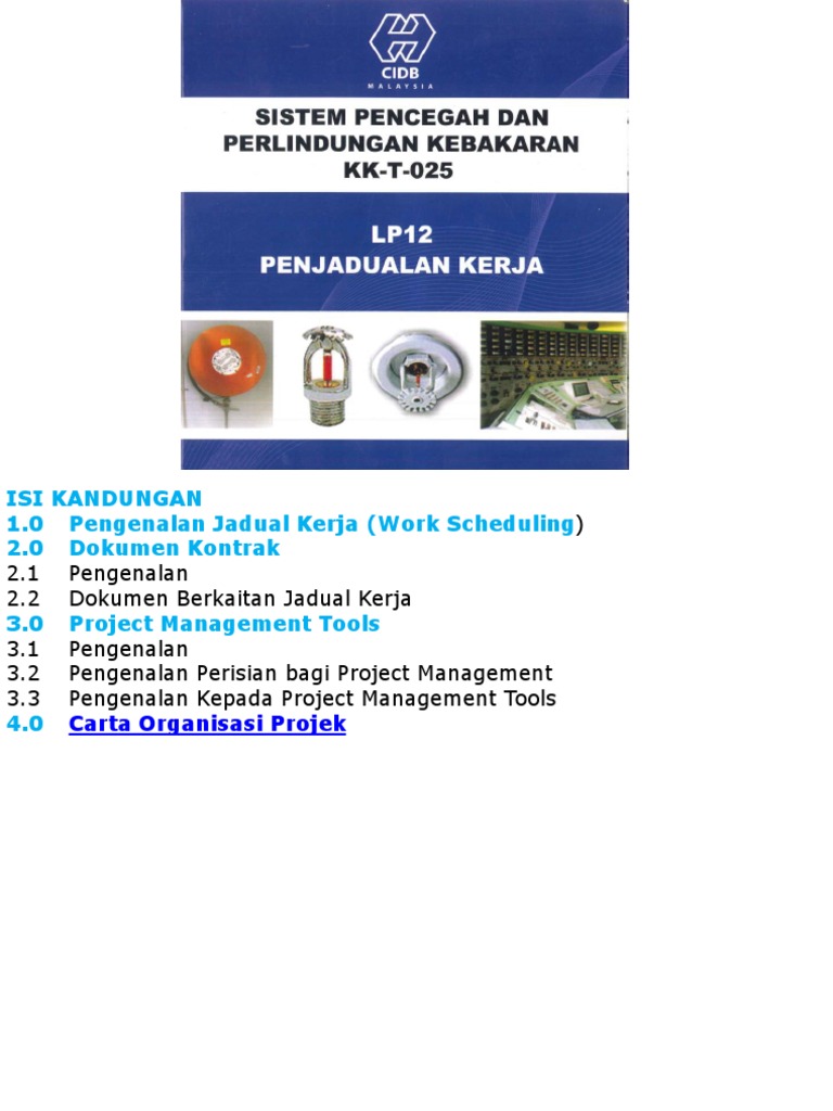 LP12 - Penjadualan Kerja | PDF