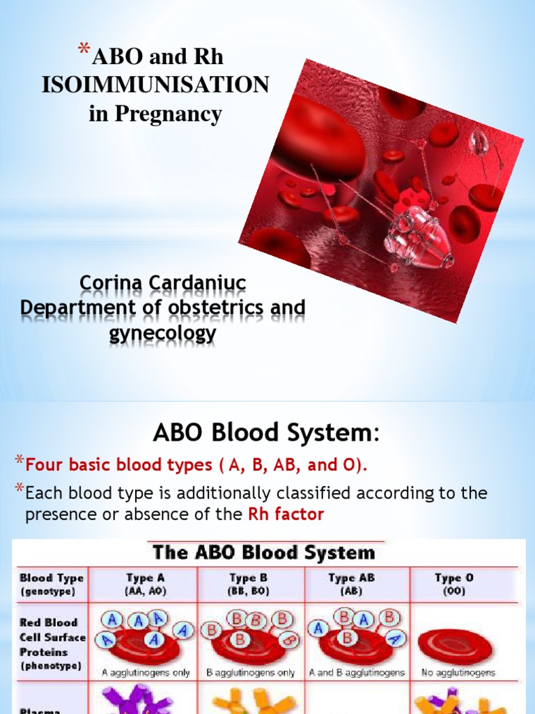 Rh Isoimmunization in Pregnancy Explained | PDF | Blood Type | Maternal Health