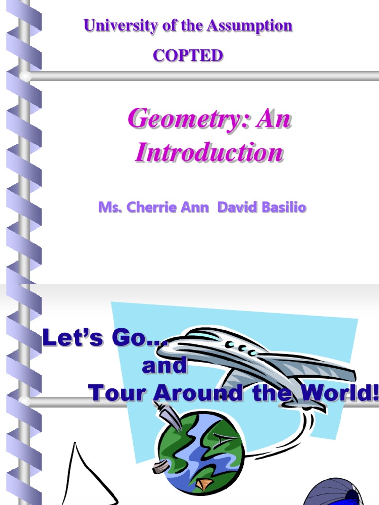 Geometry: An: University of The Assumption Copted | PDF | Triangle | Gallon