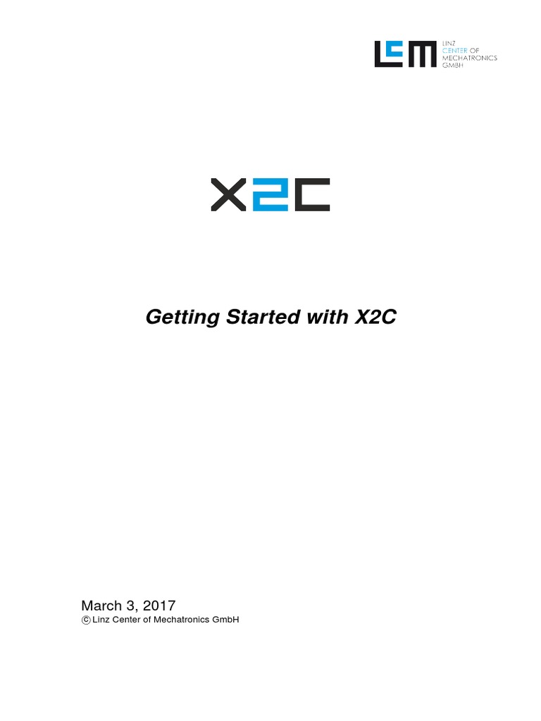 Getting Started With X2C: March 3, 2017 | PDF | Directory (Computing ...