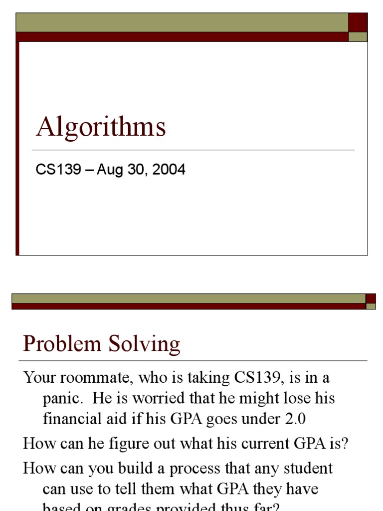 03 Algorithm Properties Pdf Abstraction Computer Science Algorithms 4966