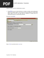 SAP SU53 Authorization Guide | PDF | Business | Technology & Engineering