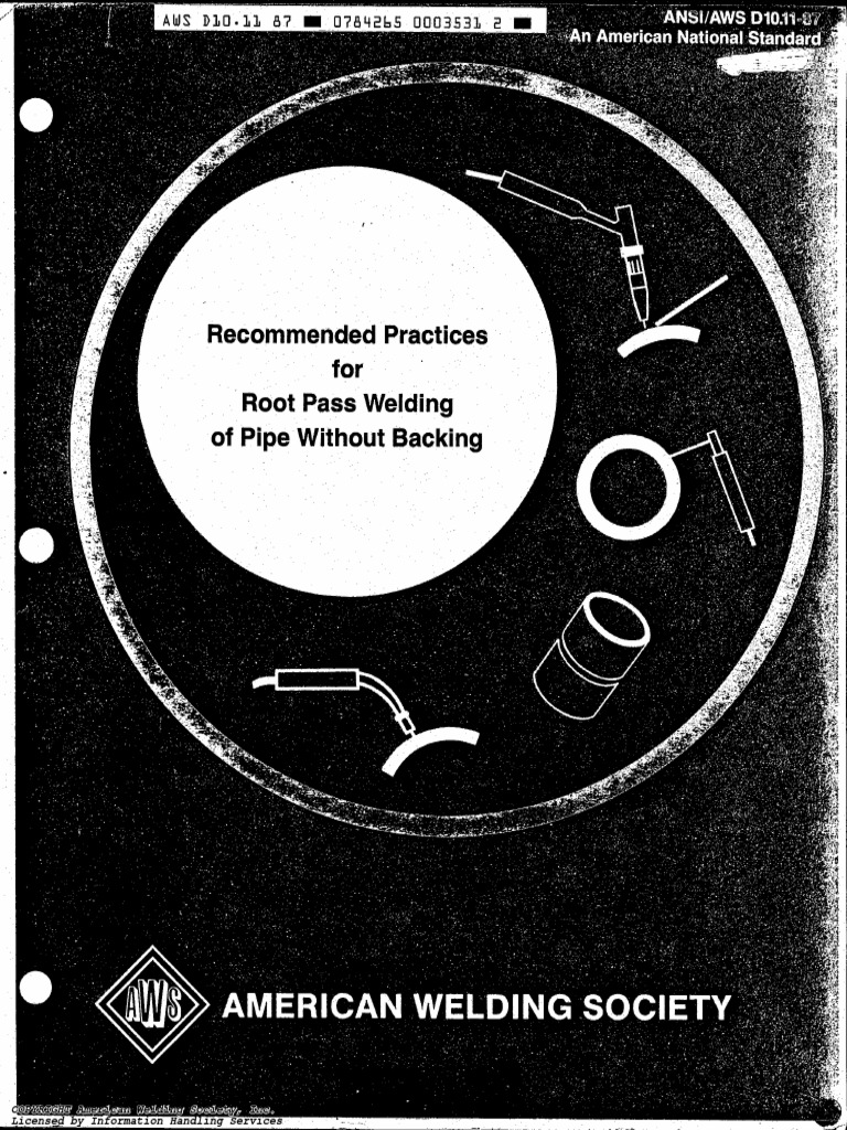 Recommended Practices Root Pass Welding Pipe Without Backing | Welding ...