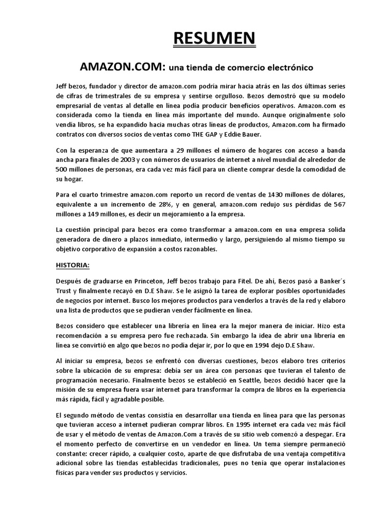 Resumen de | PDF | Internet | Business