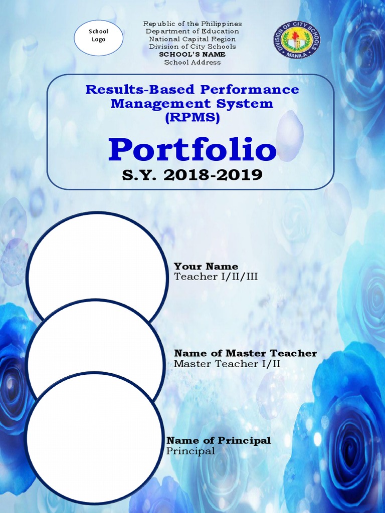 Rpms Portfolio Cover - t1-t2-t3 | PDF