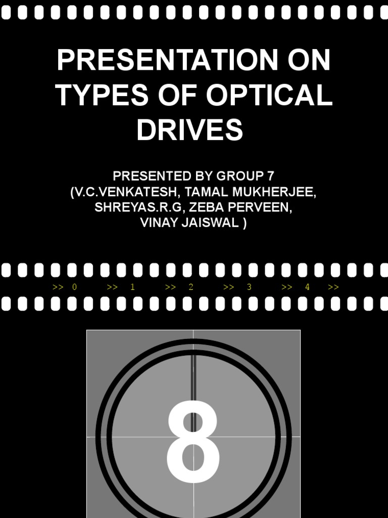 Presentation On Types of Optical Drives | PDF | Compact Disc | Dvd