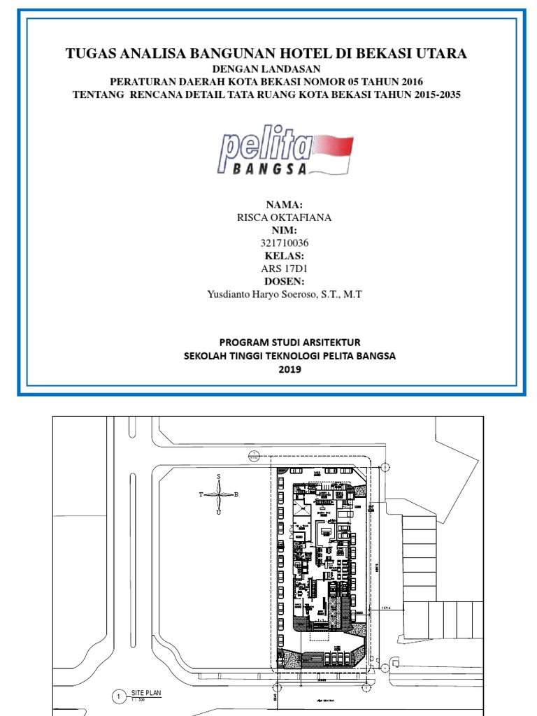 Tugas Analisa Bangunan Hotel Risca Oktafiana Kelas Ars 17d1 Nim ...