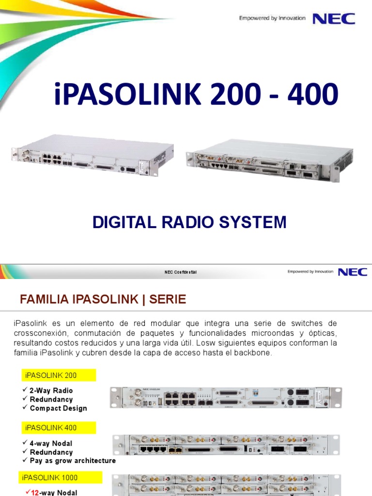 Manual Ipasolink 200 | PDF | Calidad de servicio | Dirección IP