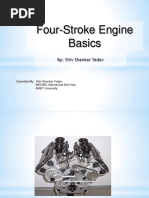 Four-Stroke Engine Basics | PDF | Internal Combustion Engine | Engineering