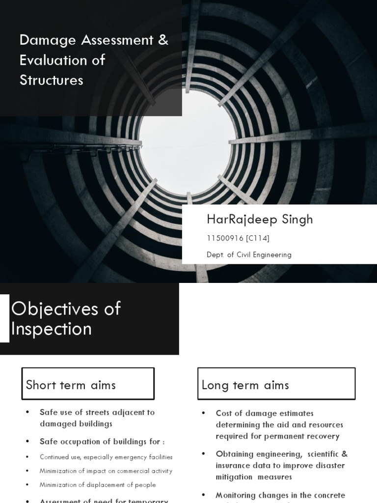 Damage Assessment & Evaluation of Structures | Nondestructive Testing ...