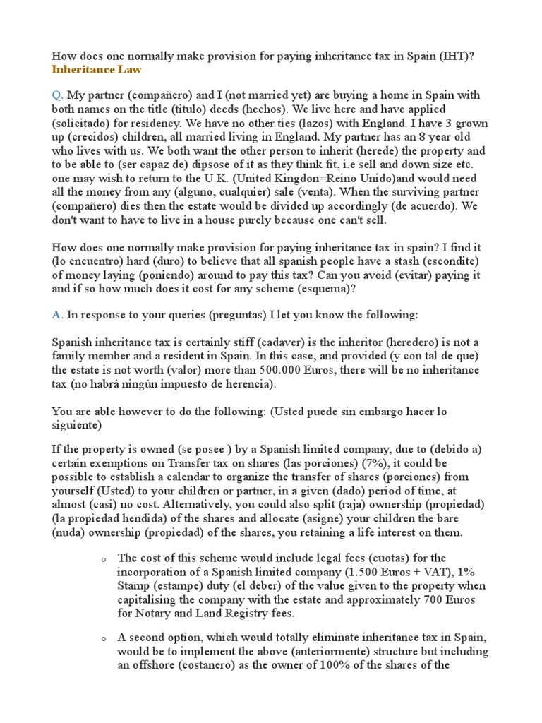 Inheritance Law Ii Download Free Pdf Will And Testament