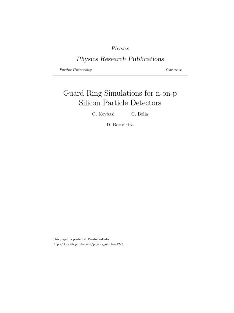 Guard Rings | PDF | P–N Junction | Doping (Semiconductor)