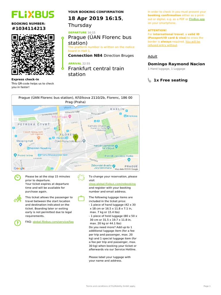 FLIX Ticket 1034114213 | PDF | Ticket (Admission) | Business