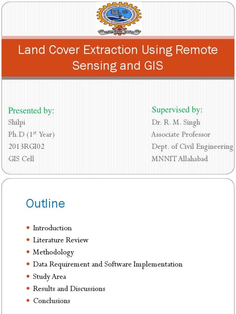 2.land Cover Extraction Using Remote Sensing and GIS | PDF | Geographic ...