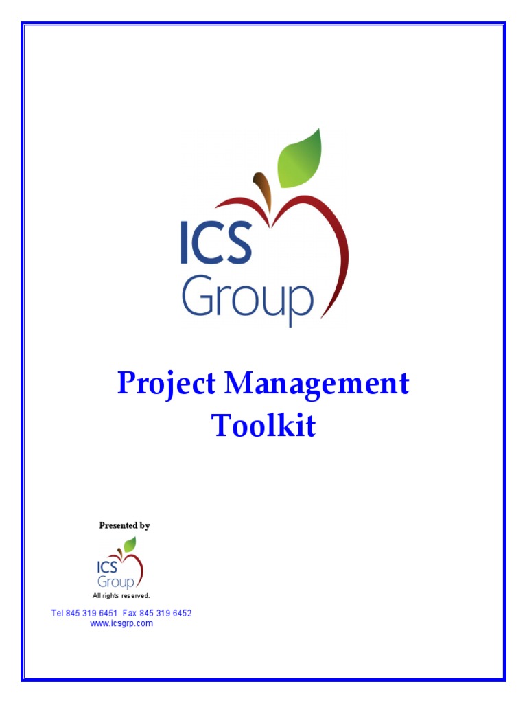 ICS Group Project Management Toolkit 2014 | PDF | Project Management ...