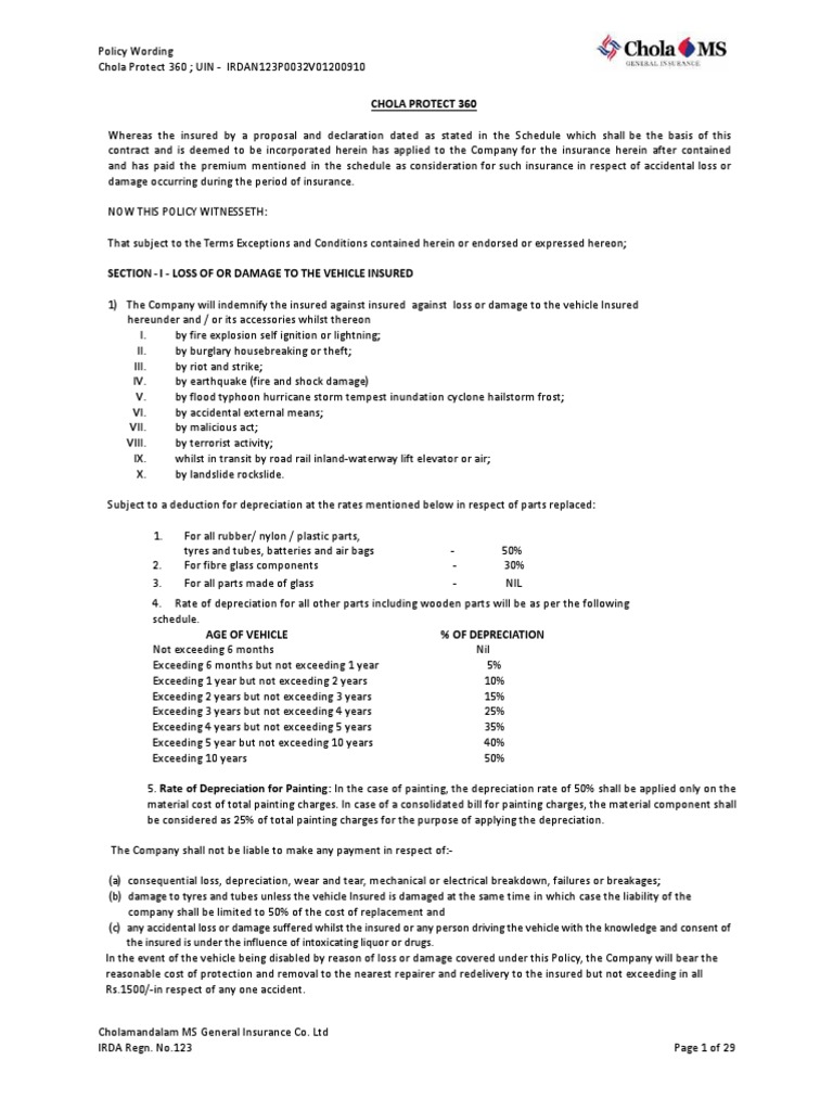 Motor Insurance Cover | PDF | Indemnity | Insurance